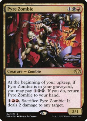Pyre Zombie (194) Dominaria Remastered DMR MTG Magic | eBay