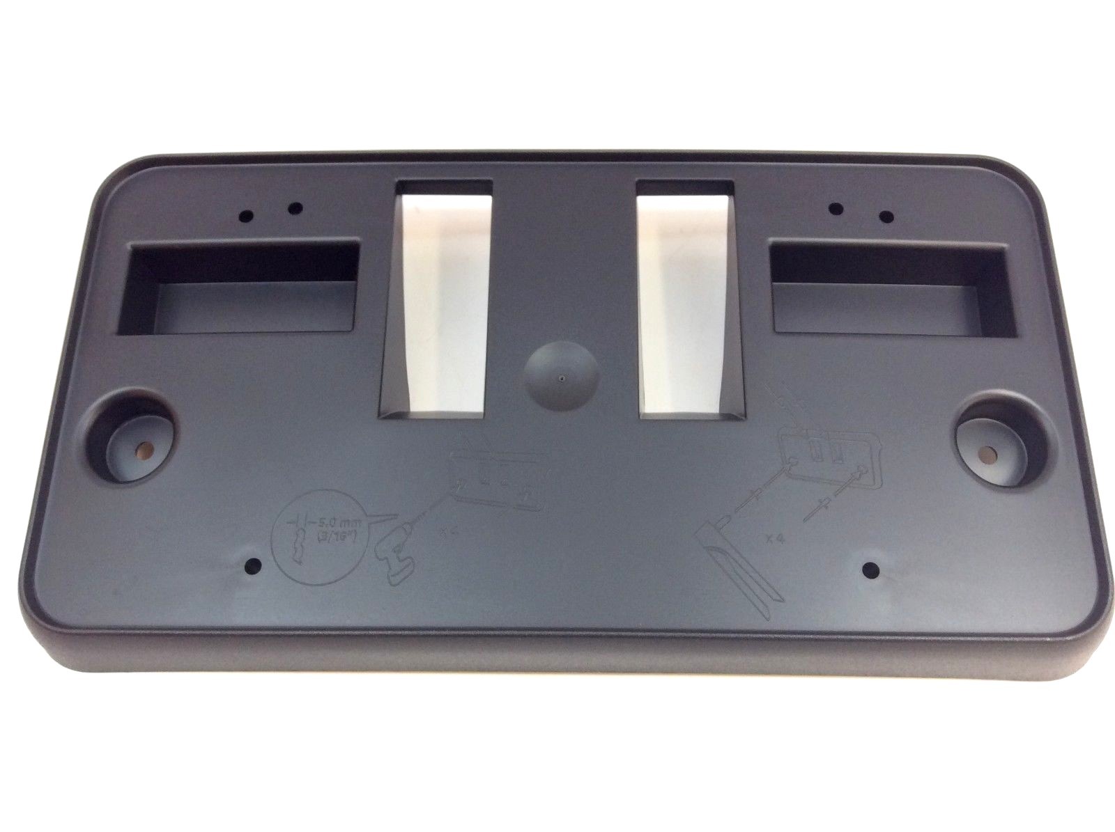 2019 GMC Sierra 1500 Front Bumper License Plate Bracket new OEM ...