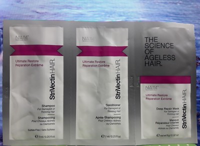 StriVectin Hair Ultimate Restore Starter Trio - Shampoo Conditioner ...