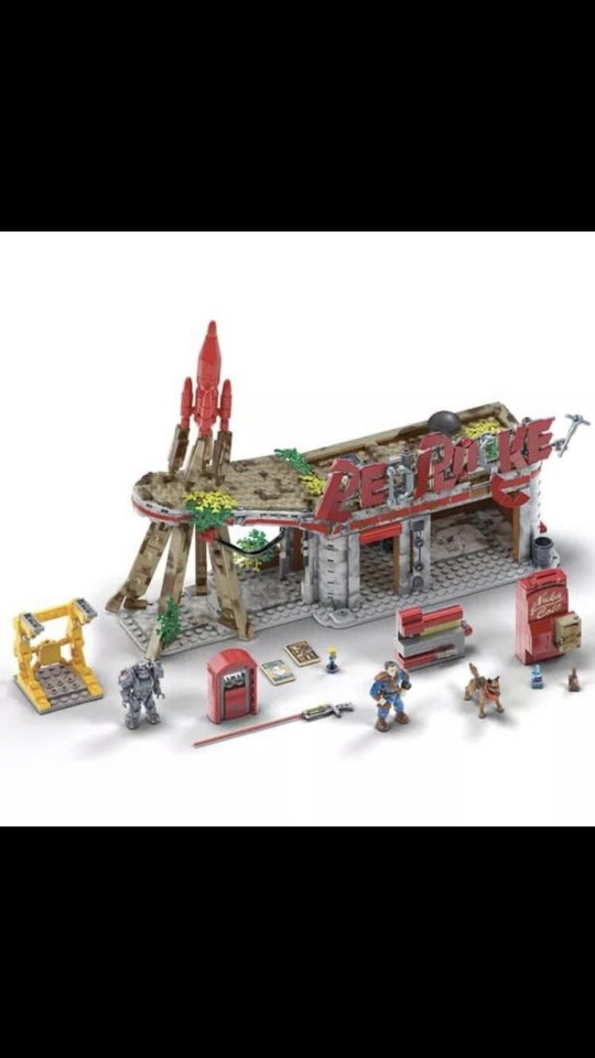 Fallout Red Rocket Truck Stop Mega Bloks Construx Building Block Set | eBay