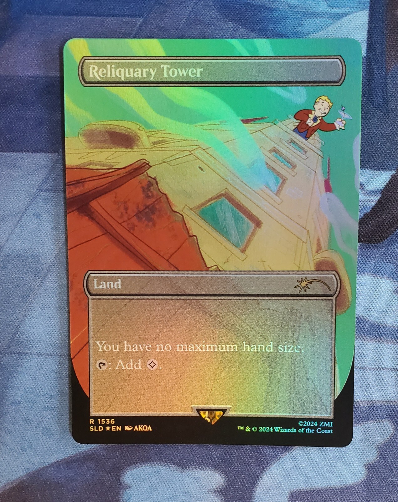 1x Reliquary Tower *SHIPS now* Borderless 🌈 FOIL Fallout® Secret Lair ...