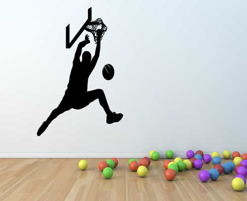 Basketball, Slam Dunk Vinyl Wall Art Sticker Decals (sp37) | eBay UK