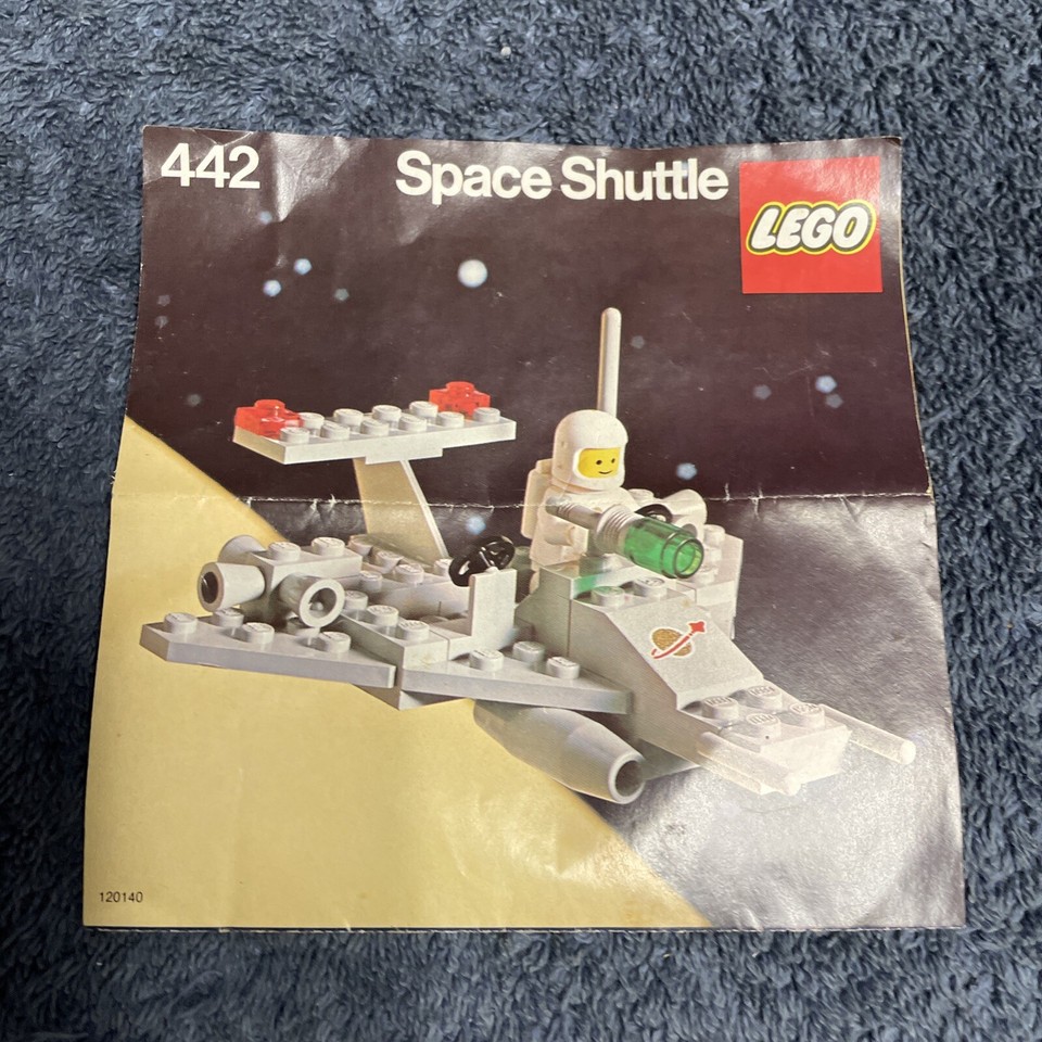 LEGO Classic Space 442 Space Shuttle 100% Complete W/Box & Instructions ...