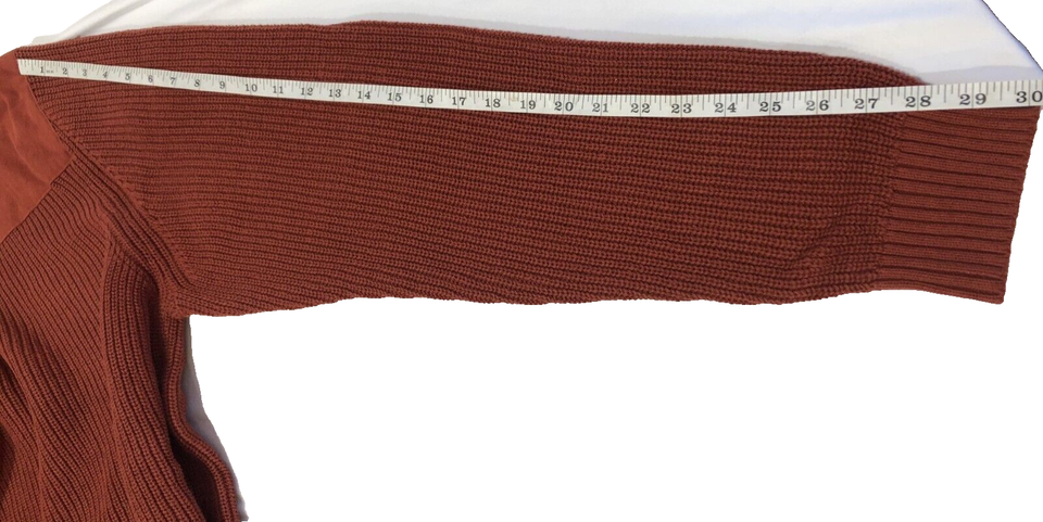 Men's 100% Soft Cotton Knitted Sweater XXL Tall Rust Color | eBay