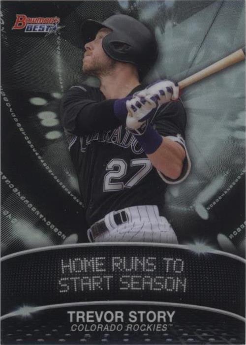 2016 Bowman's Best - Stat Lines Trevor Story #SL-TS (RC) for sale ...