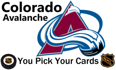 You Pick Your Cards - Colorado Avalanche Team - NHL Hockey Card ...