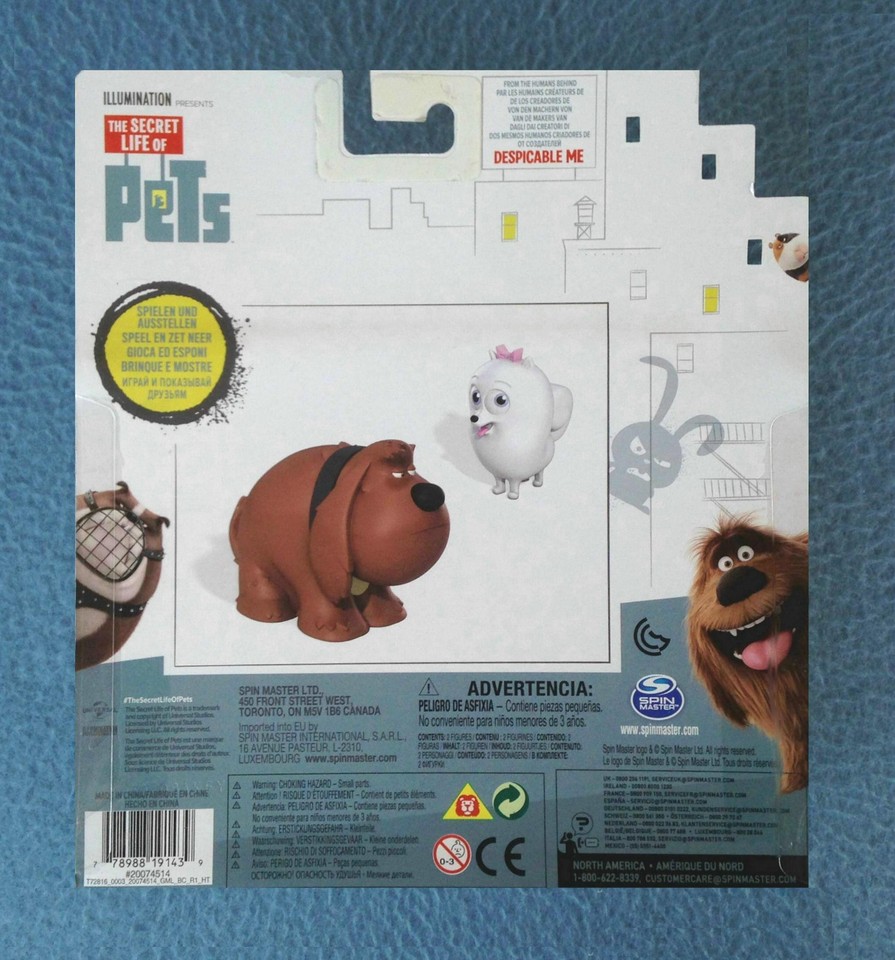 DUKE AND GIDGET THE SECRET LIFE OF PETS FIGURES SPIN MASTER TOYS R US ...