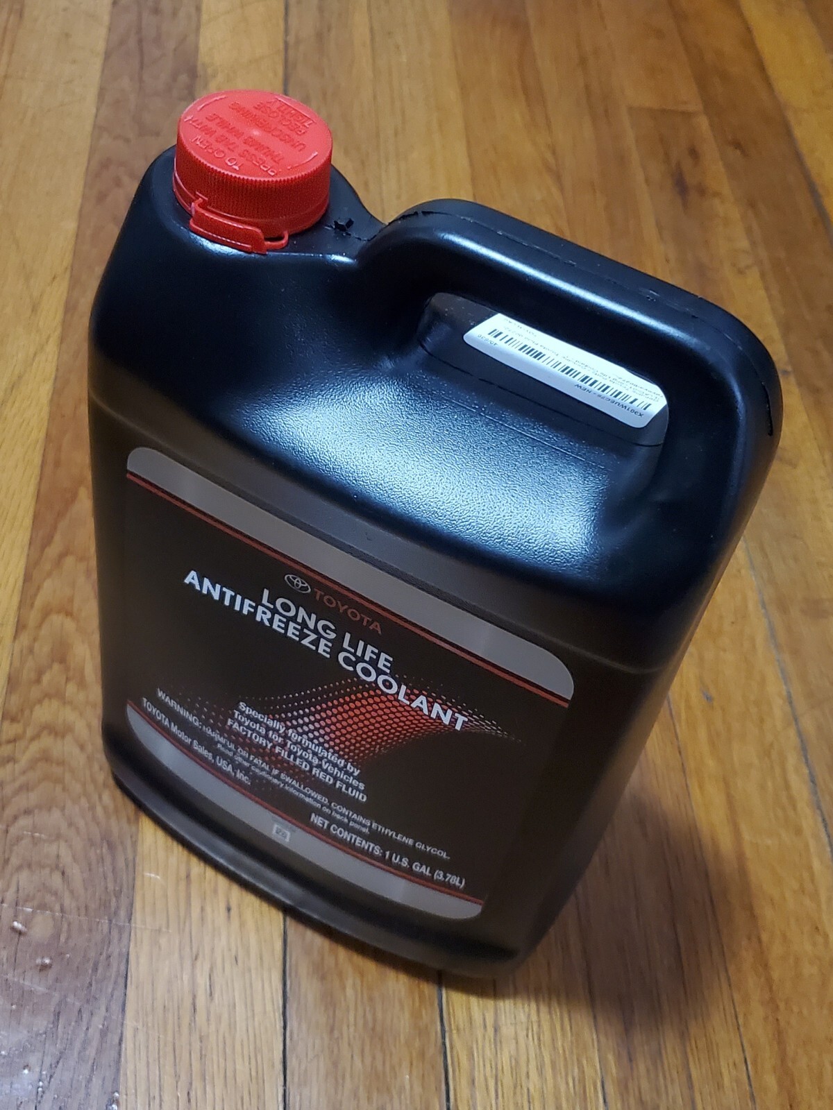 Toyota Antifreeze Coolant Long Life Red Color Toyota Lexus OEM 1 Gallon ...