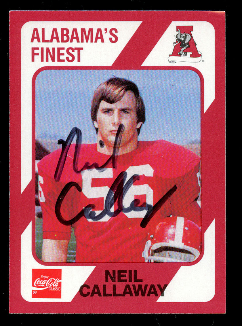 Neil Callaway #427 signed autograph Alabama's Finest Collegiate ...