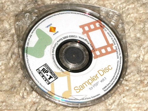 Sampler Disc Vol. 1 2005 for Sony PlayStation Portable PSP Video Clear ...