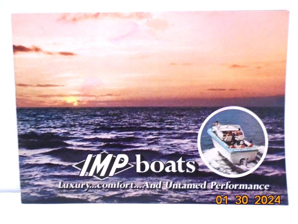 IMP Boats, 1972-73 Inca, Aztec & More, original Sales Brochure. | eBay