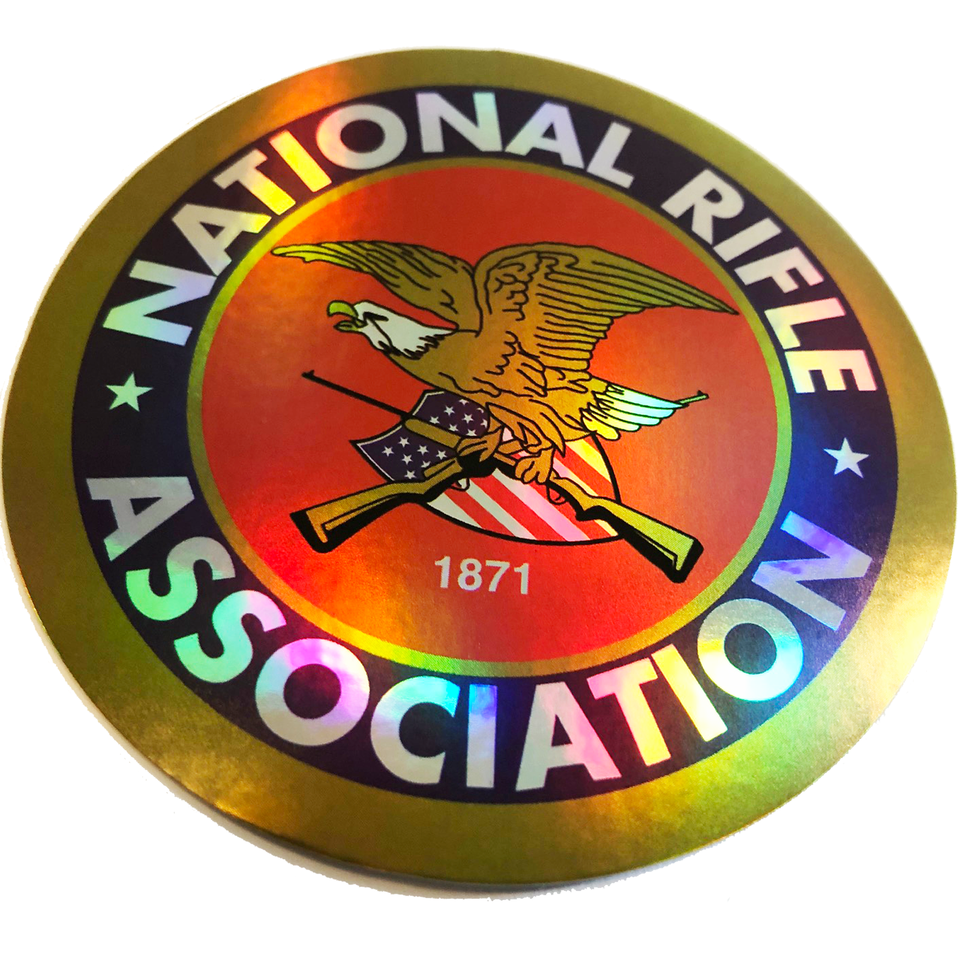 Shiny National Rifle Association NRA Sticker Laptop Bumper Second ...