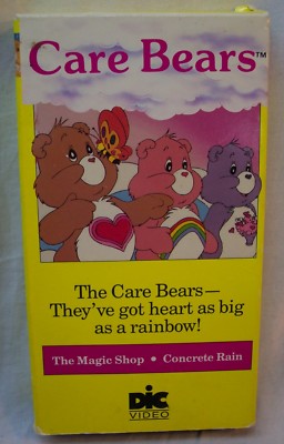 1985 The Care Bears THEY'VE GOT HEART AS BIG AS A RAINBOW VHS VIDEO ...