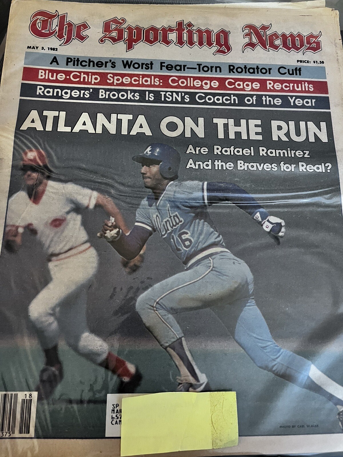 The Sporting News Rafael Ramirez Atlanta Braves May 3 1982 | eBay