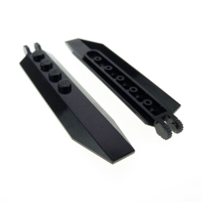 2x Lego Rotor Blade 1x8 9Z Black Hinge Propeller Wing Type1 4192456 ...