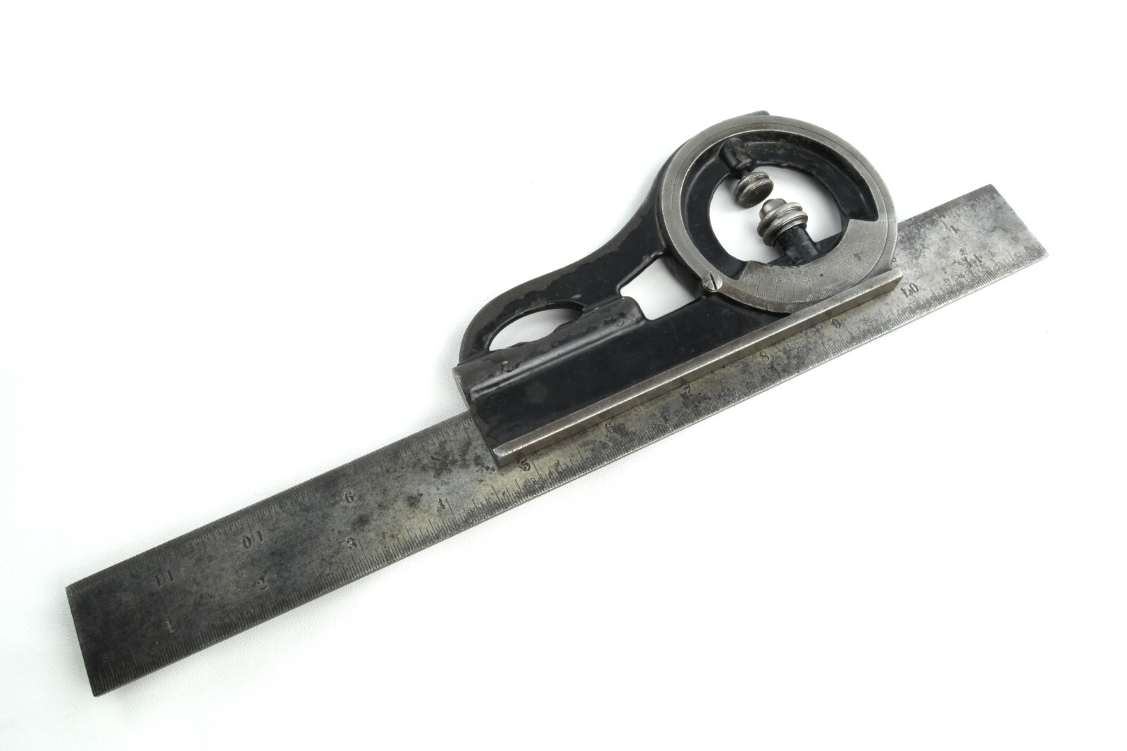 Vintage L. S. Starrett Inclinometer 1883 Patent with Correct Offset ...