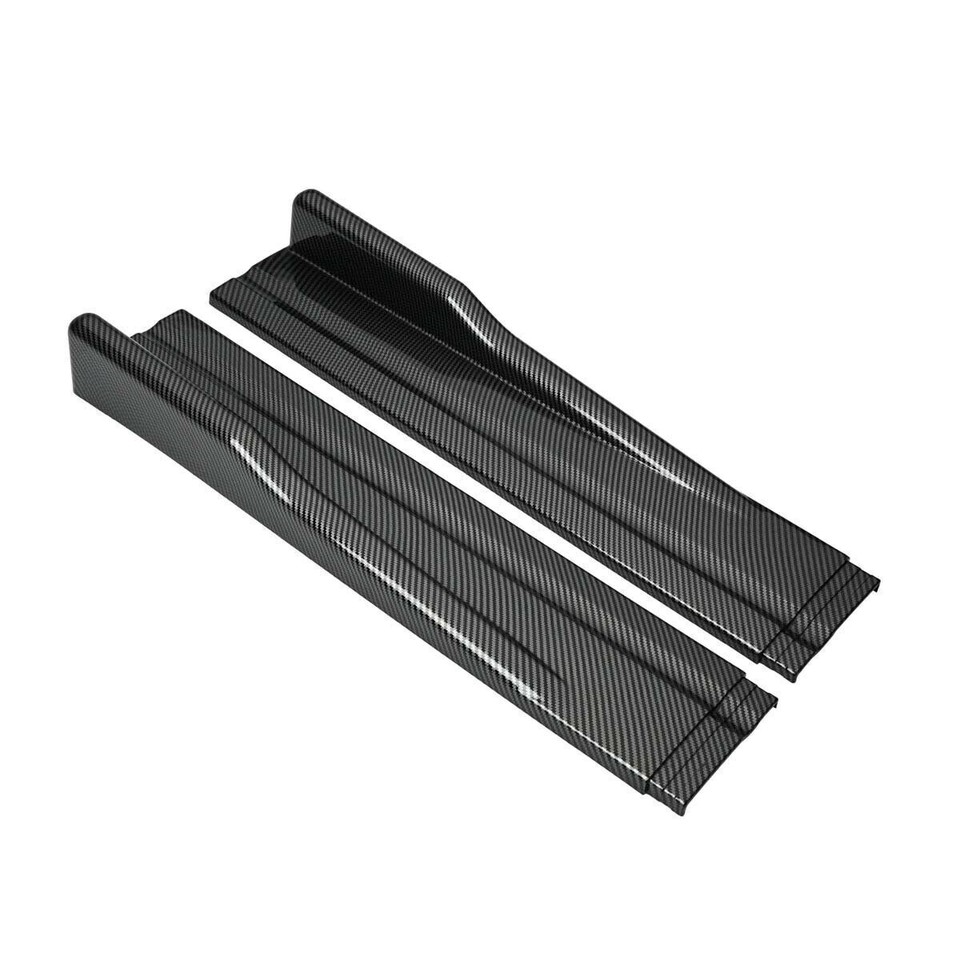 For INFINITI IPL G Coupe G37 G35 Carbon Fiber Side Skirts Extension ...