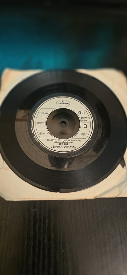 Act One - Tom The Peeper / Goodbye Love (we're through) 1974 UK 7 ...