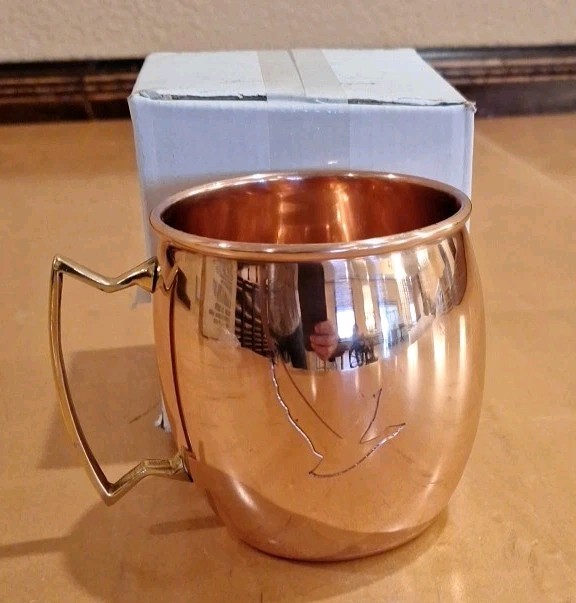 Grey Goose Vodka Copper Moscow Mule Mug With Brass Handle Brand New ...