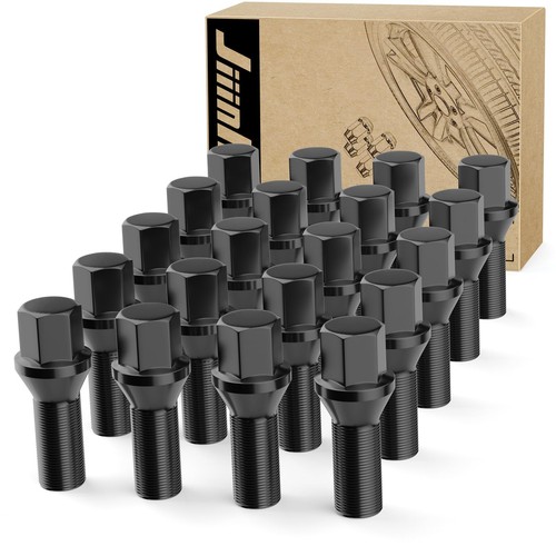 M14x1.5 Black Wheel Lug Bolts, WheelBolt Thread for Wheel Spacers, 17mm ...