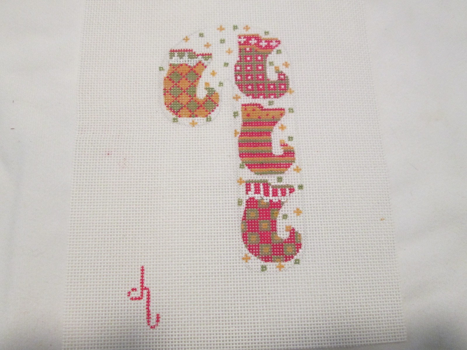 STOCKINGS CANDY CANE-CH DESIGNS/DANJI-HANDPAINTED NEEDLEPOINT CANVAS | eBay