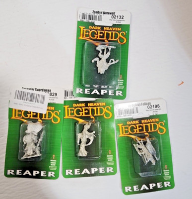 Reaper Miniatures Dark Heaven Legends 4 DND Miniatures - Brand New ...