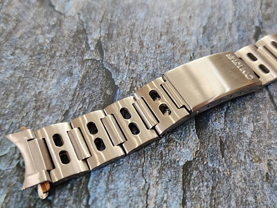 Used Vintage Seiko Bracelet Curve end 18mm Racing Style. | eBay
