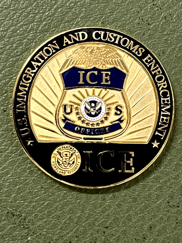 U.S. Immigration and Customs Enforcement ICE Challenge Coin Chicago ...