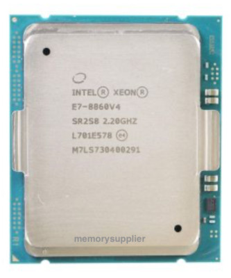 SR2S8 Intel Xeon E7-8860 v4 18-Core 2.20GHz 9.60GT/s QPI 45MB FCLGA2011 ...