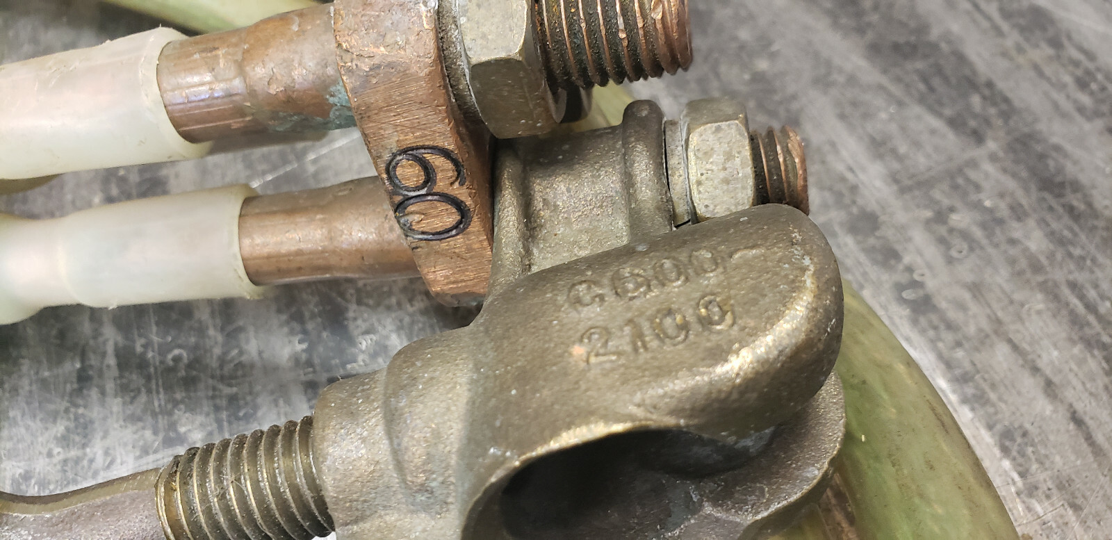 6' Chance T6002246 3-Leg 2/0 Ground Set Cluster C600-2100 Ball Socket ...