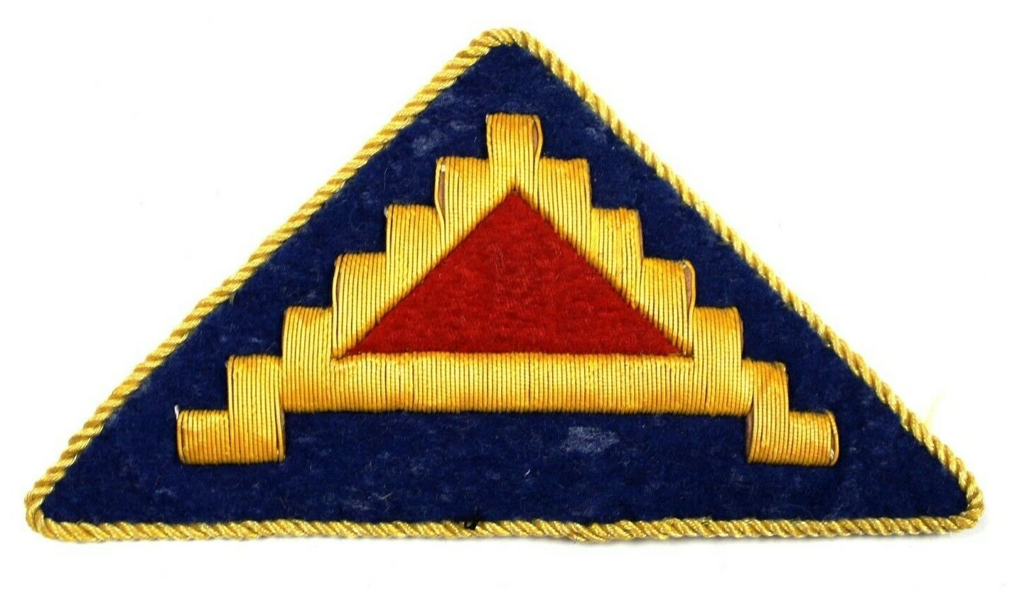 WWII 7TH ARMY SHOULDER SLEEVE PATCH BULLION ITALIAN MADE THEATER FIELD ...