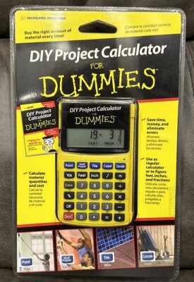 CALCULATED INDUSTRIES DIY PROJECT CALCULATOR FOR DUMMIES HOME ...