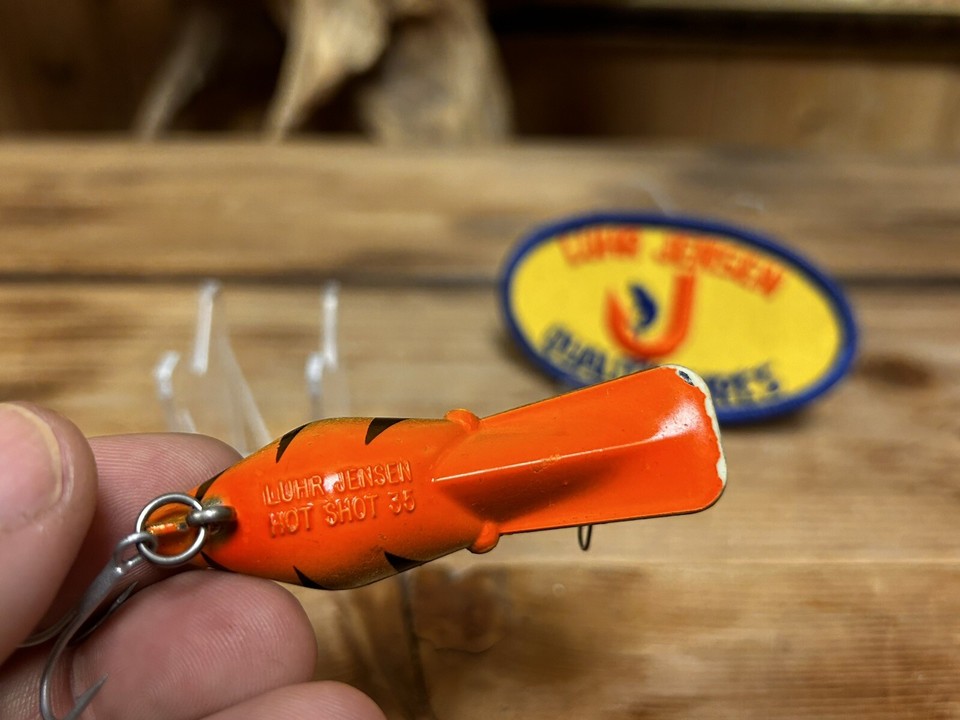 Vintage Luhr Jensen Pre Rapala Hot Shot 35 Color 725 Steelhead Fishing ...