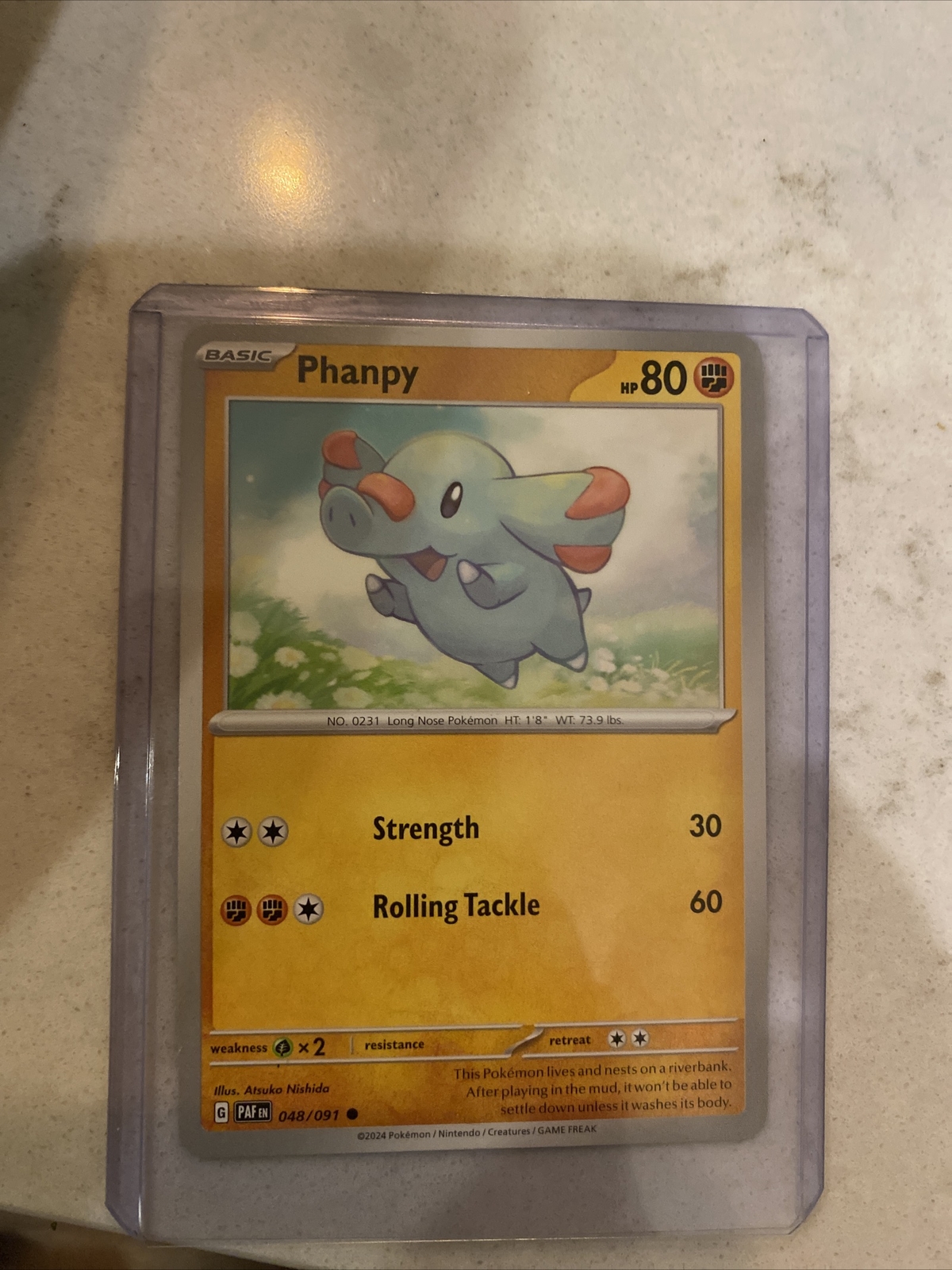 Phanpy 048/091 - Paldean Fates - Common - Pokemon Card TCG - LP | eBay