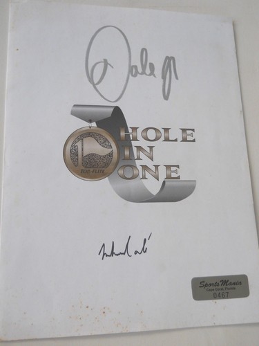 Muhammad Ali - Dale Earnhardt - Unique Charity Event Hole in One ...