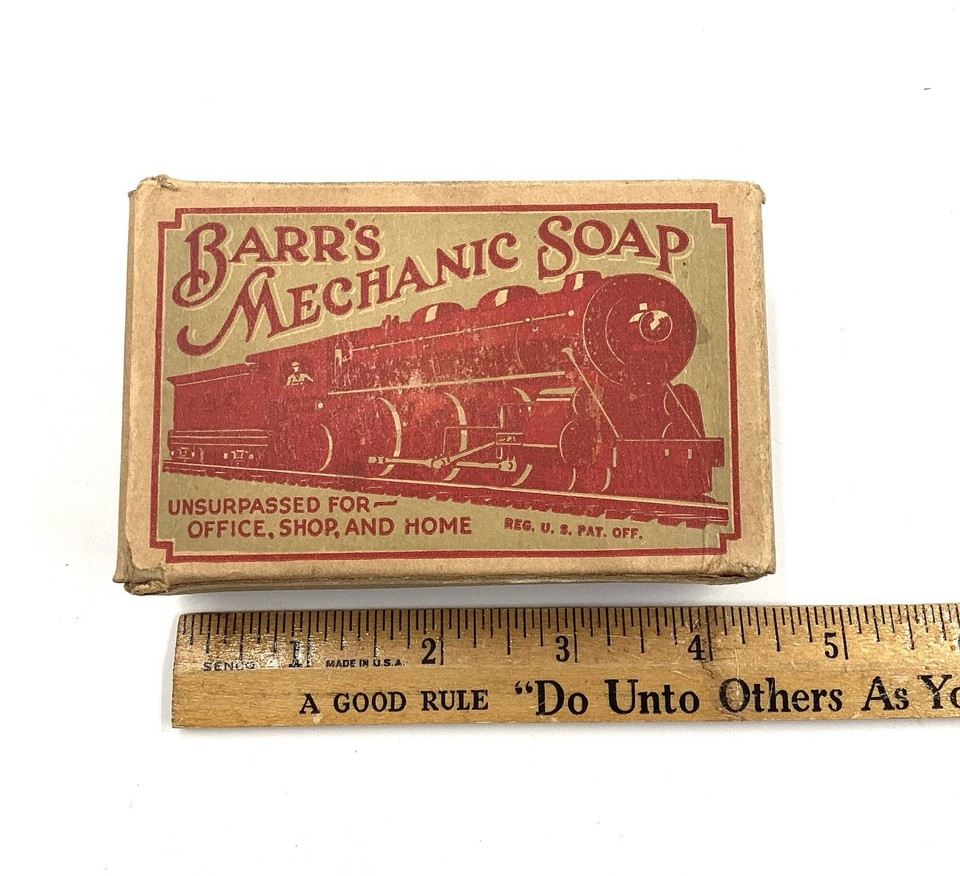 *Rare Vintage Barr’s Mechanic Soap Box - Iowa Soap Company Burlington ...