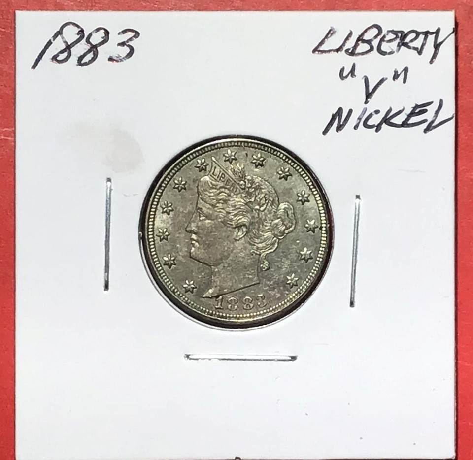 1883 US LIBERTY "V" Nickel AU! 1st Year Issue! Old US Coin! | eBay