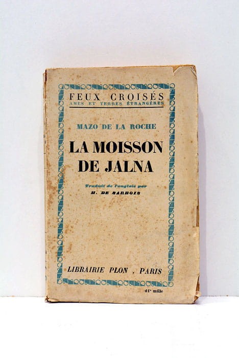 La moisson de Jalna Mazo de la Roche Paris 1948 | eBay