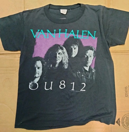 Van Halen OU812 Orig Vintage 1988 Tour T-Shirt LARGE Wichita Kansas | eBay