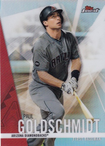 2017 Finest #86 Paul Goldschmidt Arizona Diamondbacks Baseball Card | eBay