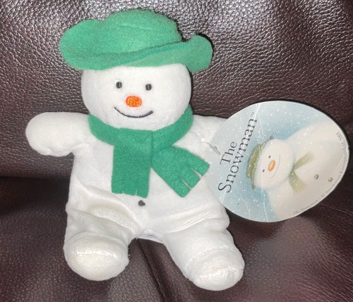 2001 Raymond Briggs The Snowman 7” Plush Bean Bag Toy With Hang Tag | eBay