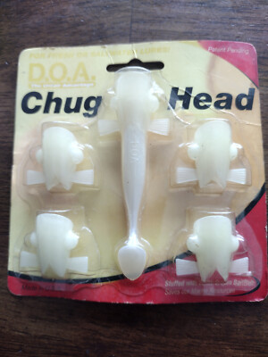 DOA CH5-305 Chug Heads for Fresh or Saltwater Lures - Color 305 Nite ...