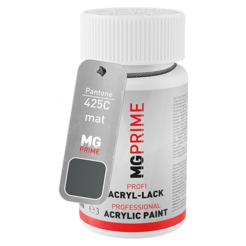 Pantone 425C Grey mat stylo retouche 50ml à séchage rapide ...
