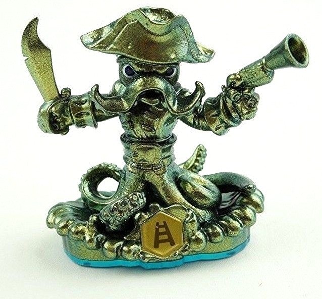 *Gold Metallic Wash Buckler Skylanders Swap Force Imaginators Wii PS4 ...