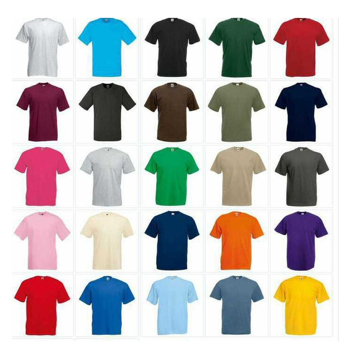Plain Colorful T Shirts