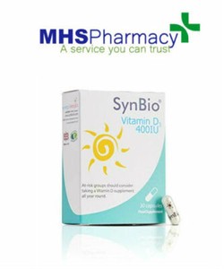 SynBio Vitamin D3 400 IU - Peanut Free - Nut Free - Vegetarian Society ...