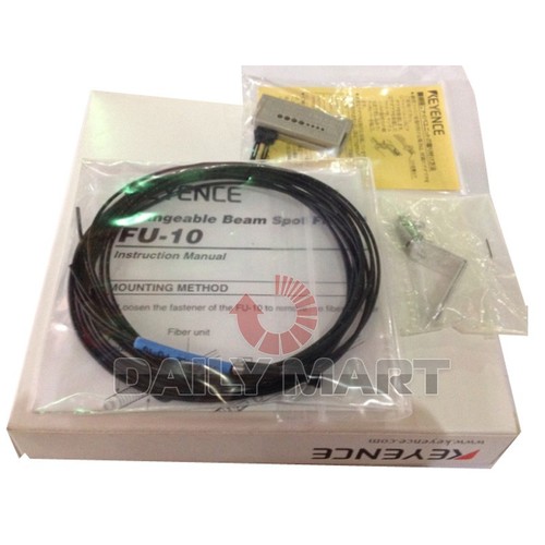 Keyence Digital Fiber Optic Sensor & Len FU-10 FU10 New in Box NIB Free ...