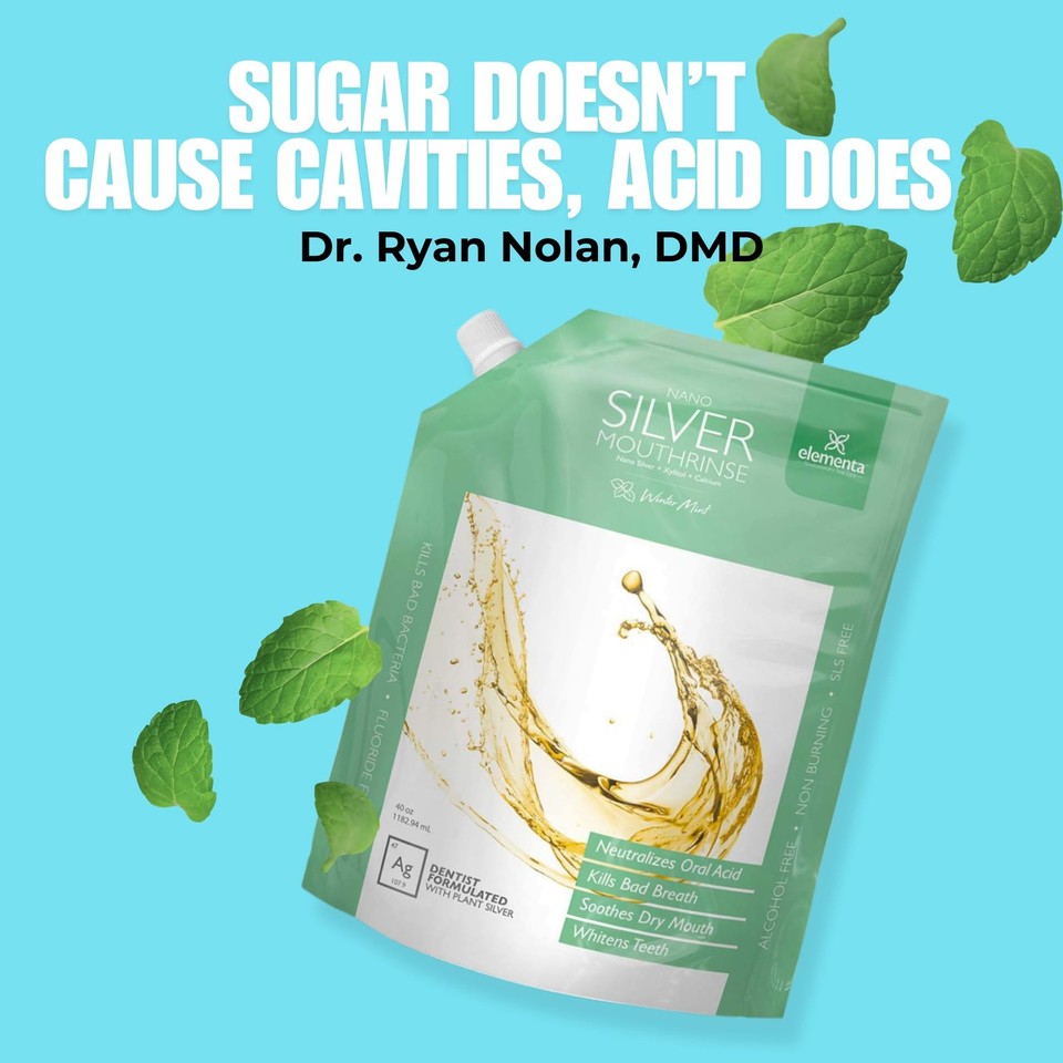 Elementa Silver Nano Silver Xylitol Mouth Wash Refill Pack | Mouth ...