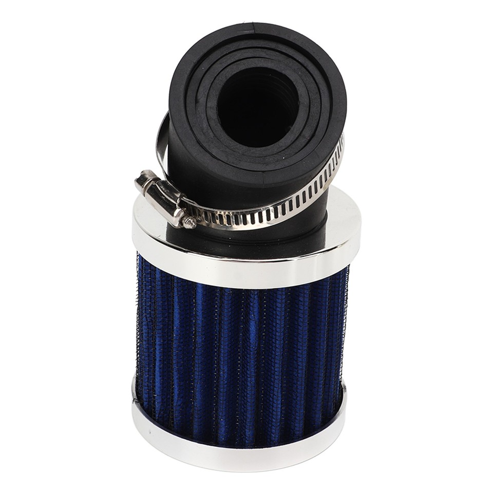 *Silver Blue 2PCS Motorcycle Air Filters Strong Power Powerful ...