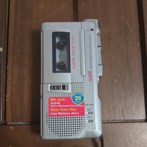 Sony M-650V Micro Cassette Handheld Voice Recorder***Tested & Working ...